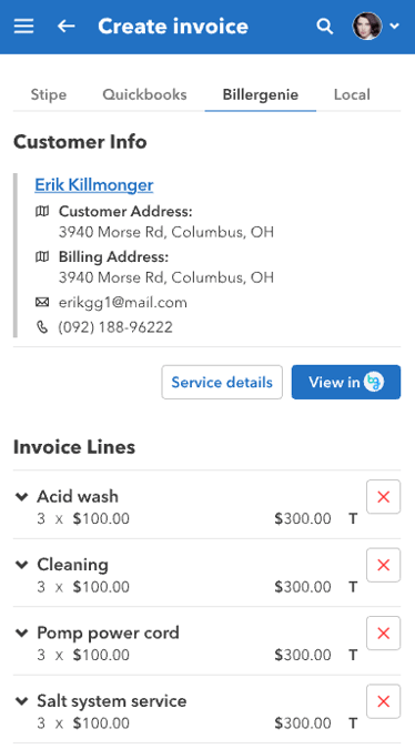 Pool Office Manager | Pool Service Invoice Software